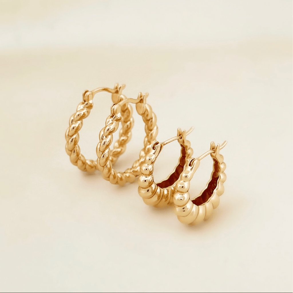 Grote Braided Hoop Set – ByNouck Jewelry